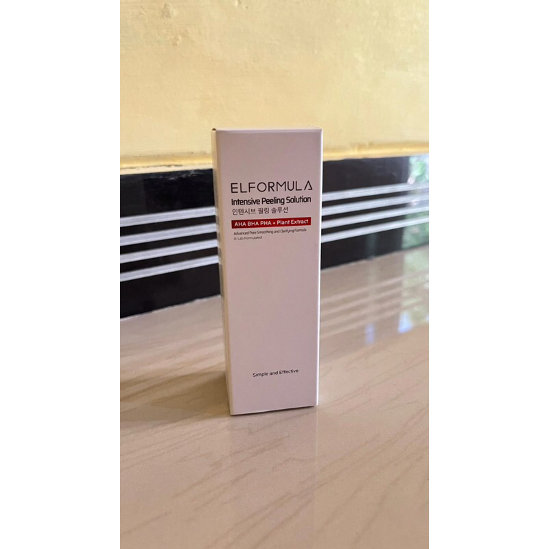 Elformula Intensive Peel Solution Serum 面部去角質亮白黑斑和去角質用 AHA B | 蝦皮購物