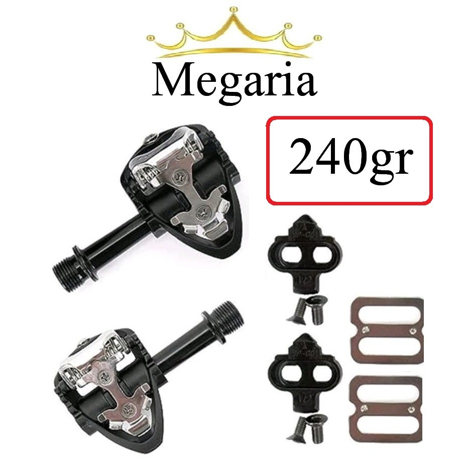 Pedal ROAD Micro Cleat Mini ROAD 和 MTB 複合材料 240gr 輕量級 | 蝦皮購物