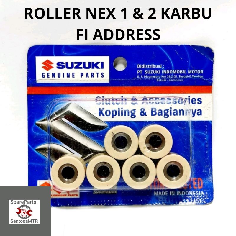 滾輪重量 SUZUKI NEX 1 2 NEX FI NEX Carb 110 讓地址 10 克 SGP | 蝦皮購物