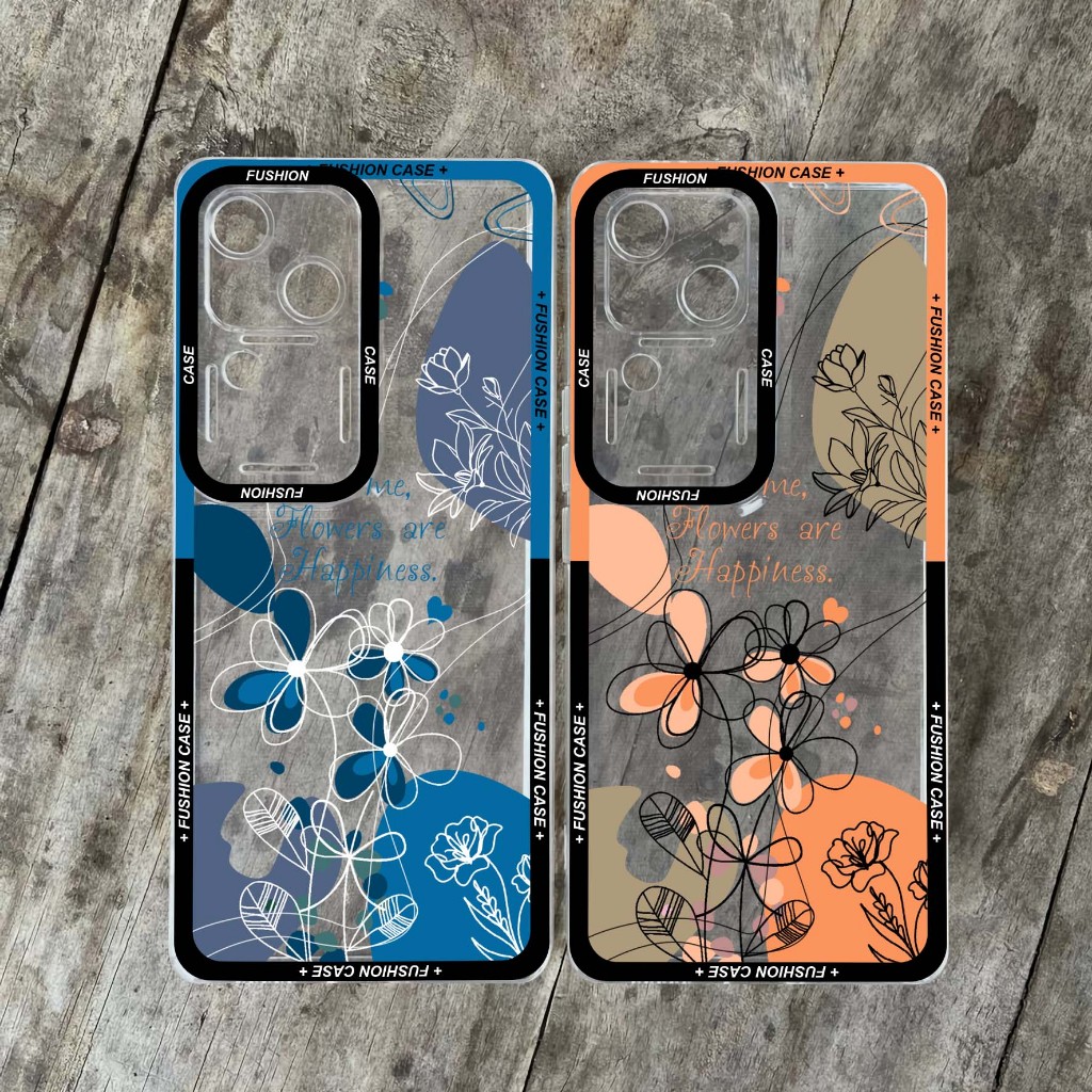 ARV 01 外殼 Vivo V30 新外殼 ClearCase 透明花卉圖案 | 蝦皮購物