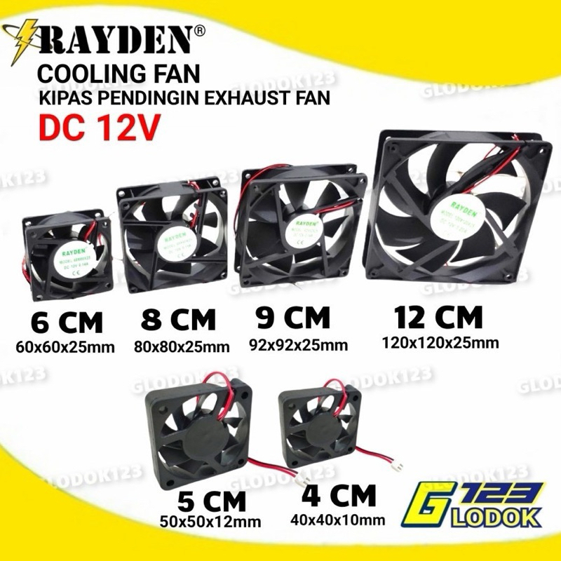 冷卻風扇 DC 12V 內部冷卻風扇 Rayden/winner 風扇 | 蝦皮購物