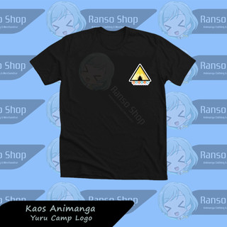 Ranso T恤Yuru Camp Logo小圖Yuru Camp Logo襯衫小T恤Yuru Camp Distro動 | 蝦皮購物