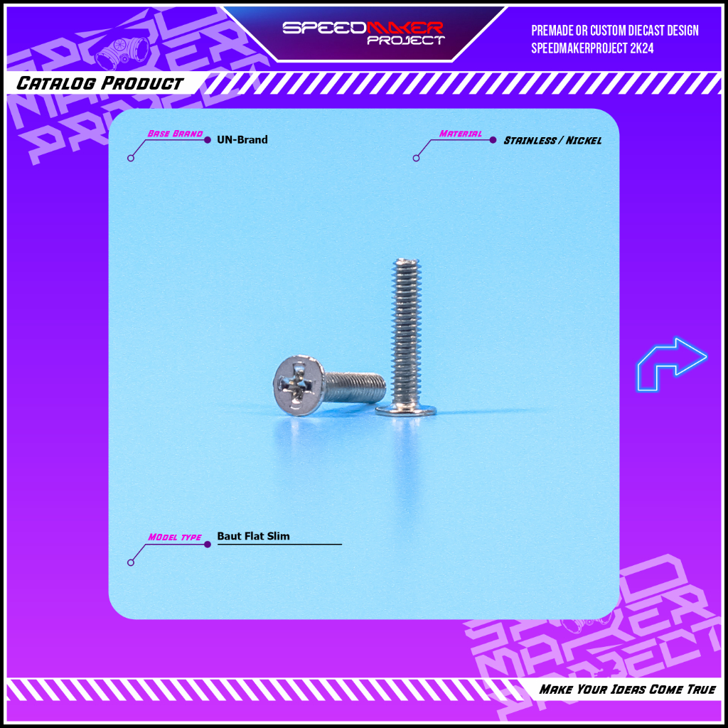 HOT WHEELS 扁平細長螺絲螺栓螺絲起子 M1,4 M2 M2,5 x 4mm 5mm 6mm 10mm 12mm | 蝦皮購物