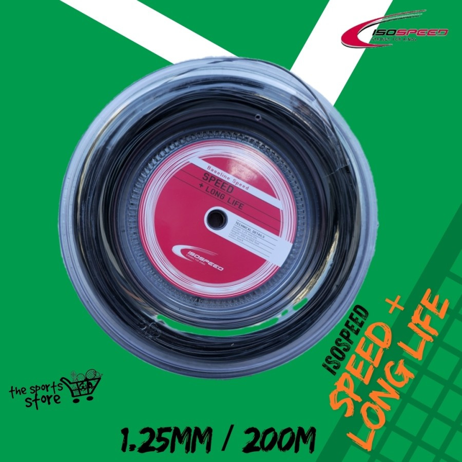 Isospeed Baseline 速度捲軸網球線 200m | 蝦皮購物