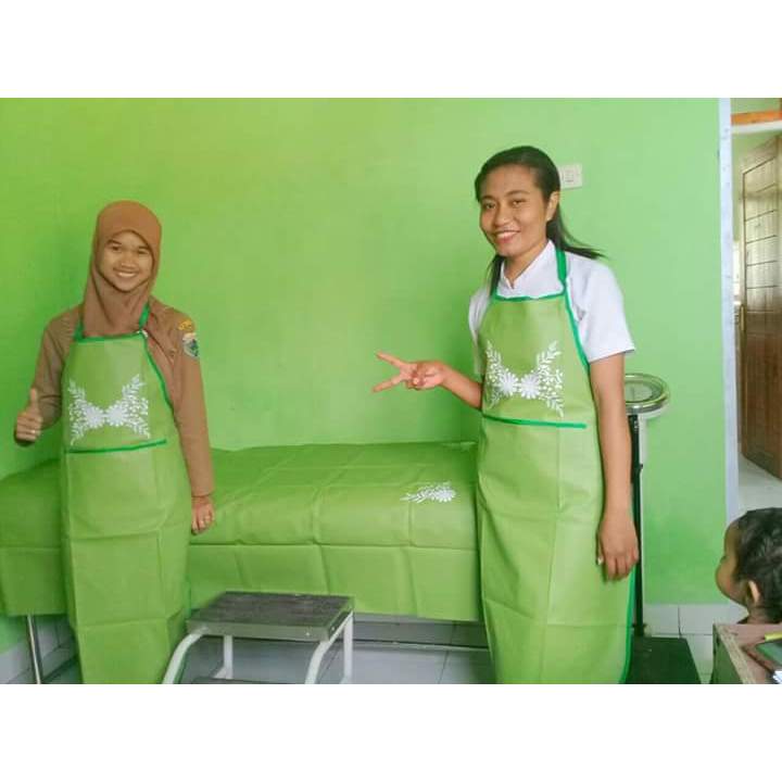 Putih Special APRON APRON 配白蝴蝶圖案父親母親白色 IBI 花 | 蝦皮購物