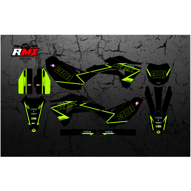 Hitam HIJAU MERAH PUTIH 貼花 GORDON FULLBODY DEKAL 貼紙 KLX GORD | 蝦皮購物