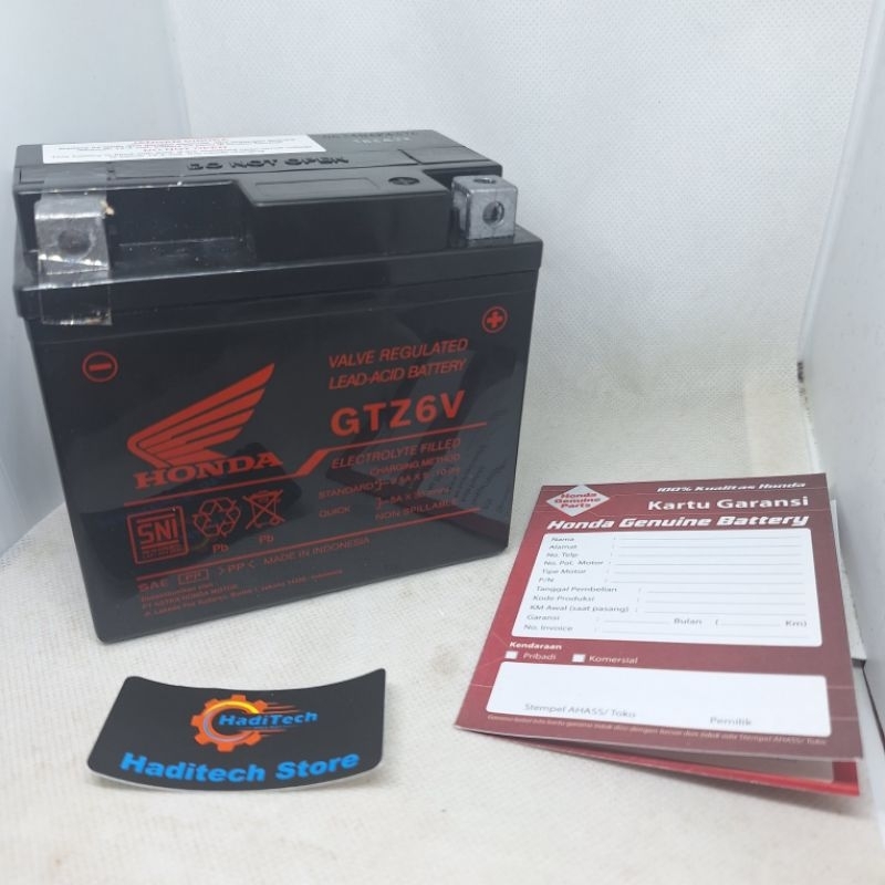 原裝 AHM Accu 電池 GTZ6V Honda BeAT Sporty 無反光鏡 Vario 125/150 31 | 蝦皮購物