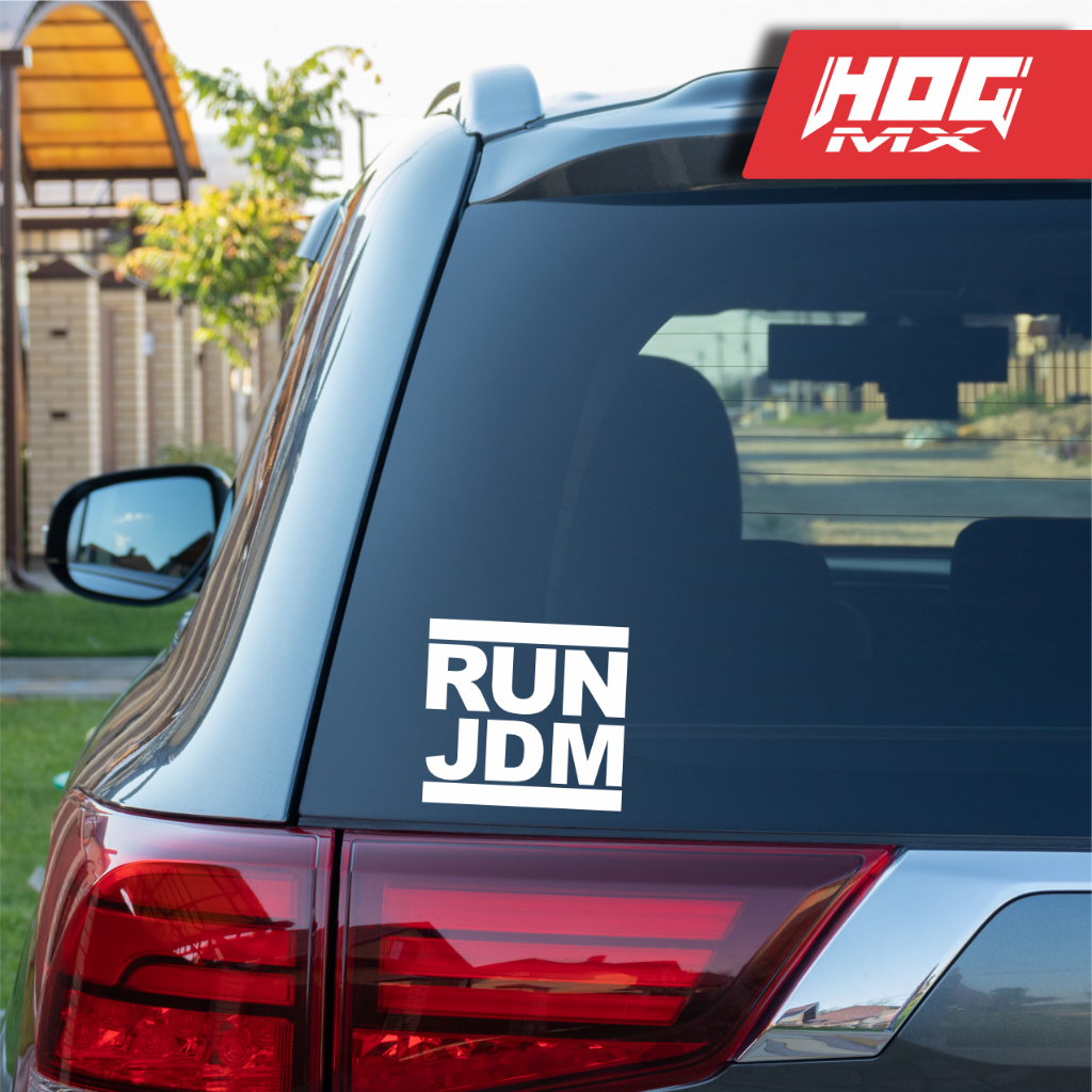 切割 RUN JDM 玻璃和車身貼紙 | 蝦皮購物