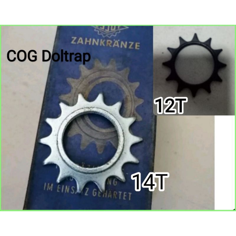 Fixie Bike 後齒輪 Cog Doltrap 12T 14T 死齒輪 | 蝦皮購物