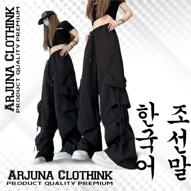 Chargo Pants 女士長褲 Chargo 寬原宿褲 | 蝦皮購物