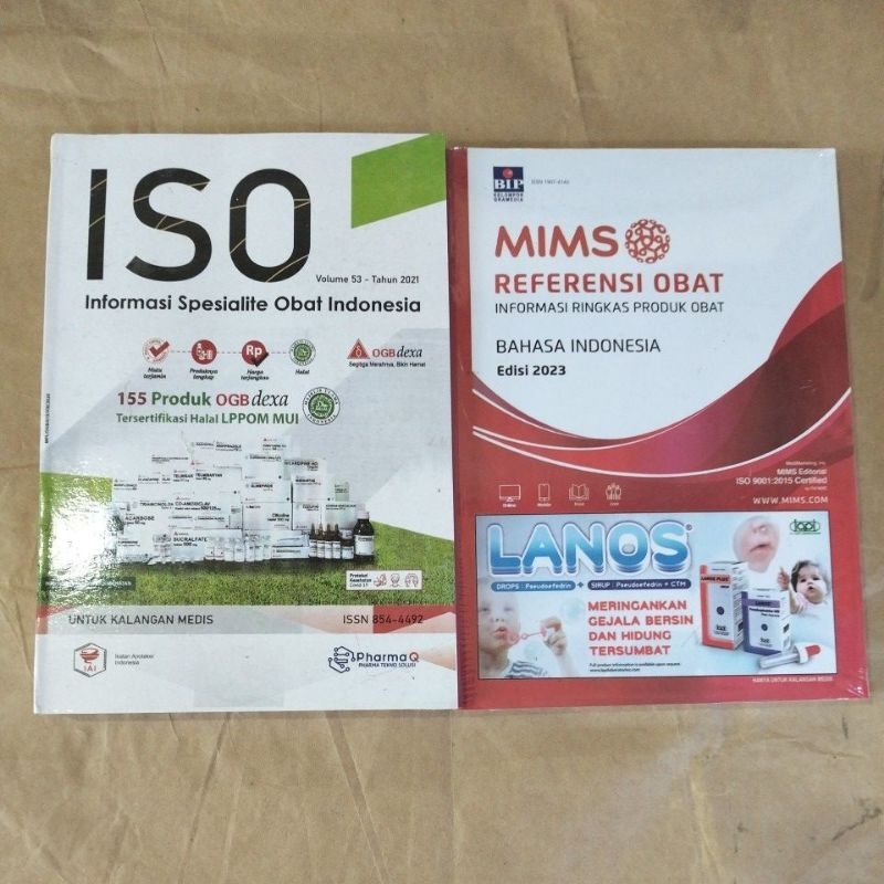 一套 2 本書 ISO 藥物 Mims 參考 | 蝦皮購物