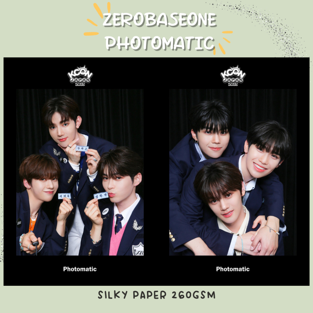 Photomatic ZEROBASEONE ZB1 KCON 日本 2023 | 蝦皮購物