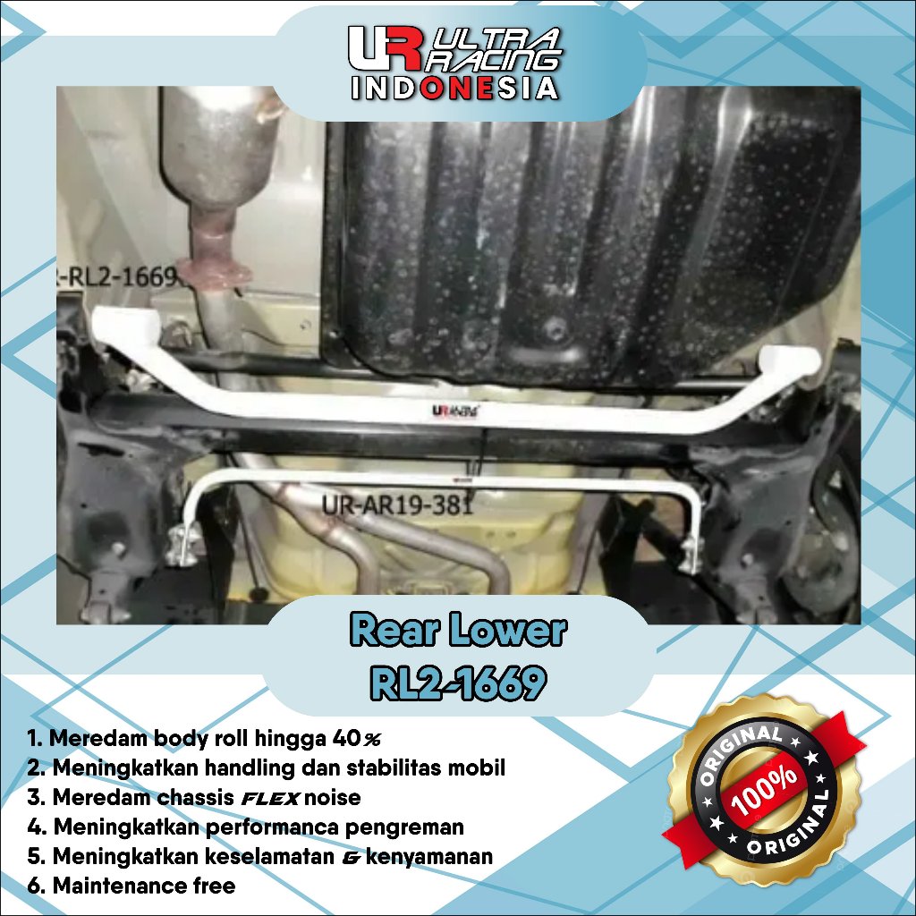 配件穩定器 ULTRA RACING 安全桿後下桿 2 點 Daihatsu Copen L880 660T 02 RL | 蝦皮購物