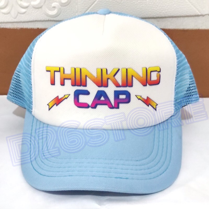 Thinking Cap Dustin Stranger Things 高級男女通用卡車司機帽網帽 | 蝦皮購物