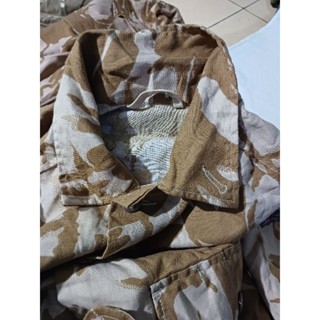 Kemeja 襯衫夾克戰鬥熱帶 BDU PDL Loreng 熱帶沙漠 DPM 破壞性圖案材料英國英國像新的一樣 | 蝦皮購物