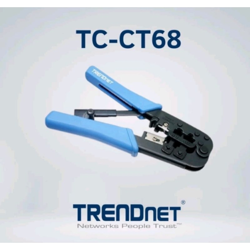 Trendnet TC-CT68 Rj11 Rj45 壓接/切割/剝線工具潮流網原裝 | 蝦皮購物
