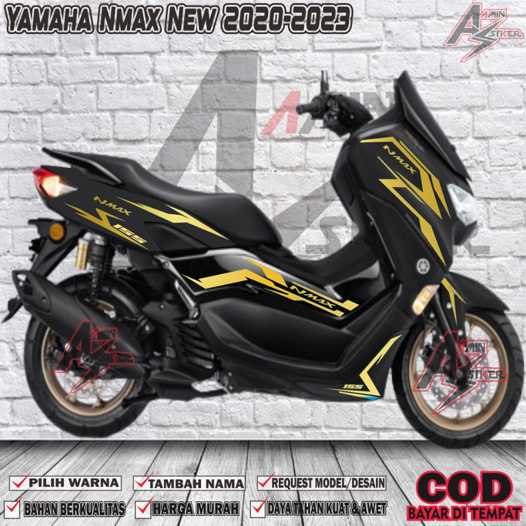 貼紙全新 Nmax 155 貼紙 Lis Body Nmax 新 2020-2023 切割貼紙 Nmax 新 155 | 蝦皮購物