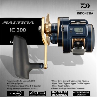 捲軸 DAIWA Saltiga 2021 IC 300 SJ HLSJ HSJ 官方 DAIWA 保修 | 蝦皮購物