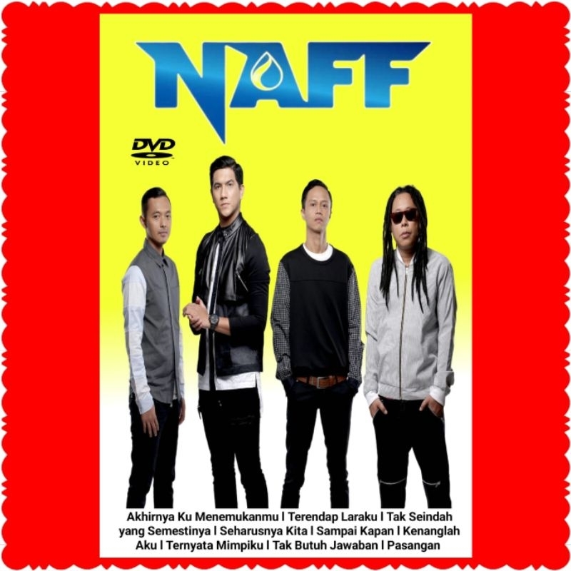 Naff-band Song DVD 磁帶印尼 POP 歌曲 DVD 磁帶 | 蝦皮購物