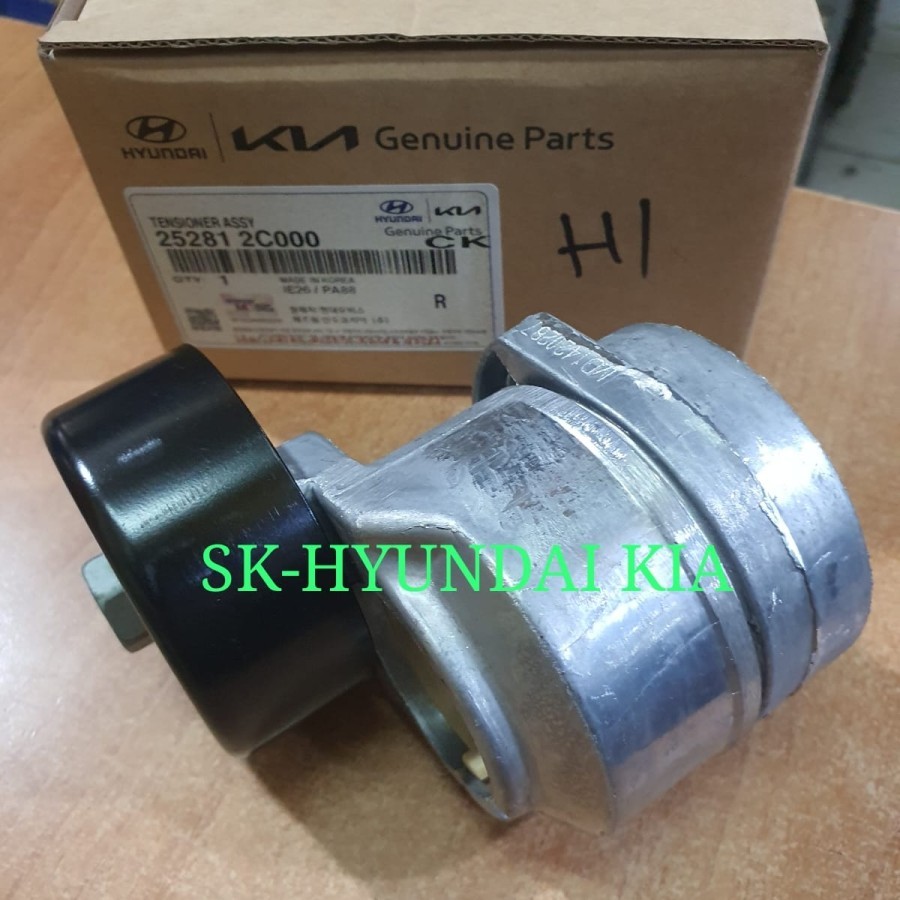 HYUNDAI 汽車張緊器廂式皮帶 25281-2C000 現代 H1 原裝汽油 | 蝦皮購物
