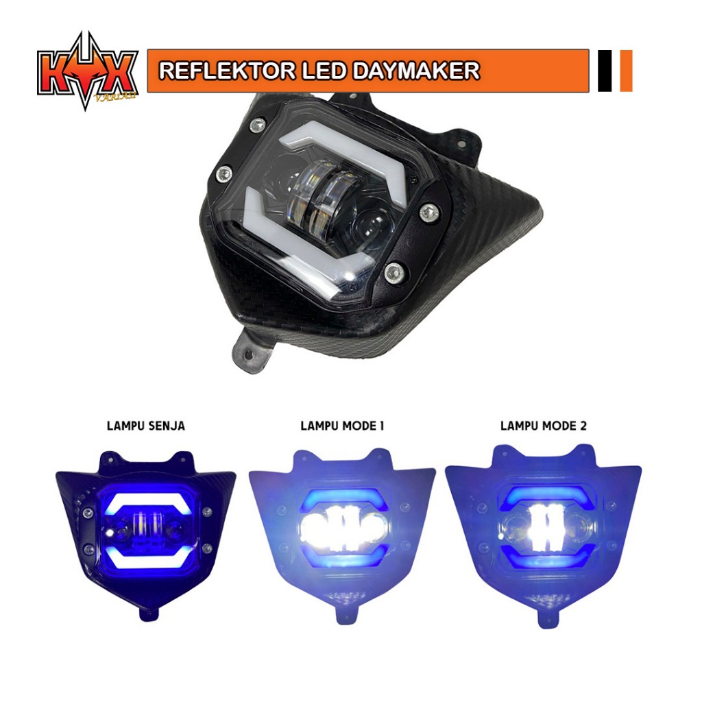 Daymaker 反射器 HRV LED 頭燈 DAYMAKER LED SUPERMOTO CRF 150L CRF | 蝦皮購物