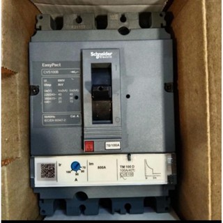 Mccb 斷路器施耐德 CVS100B 3P 80A LV510306 25ka 原裝 | 蝦皮購物