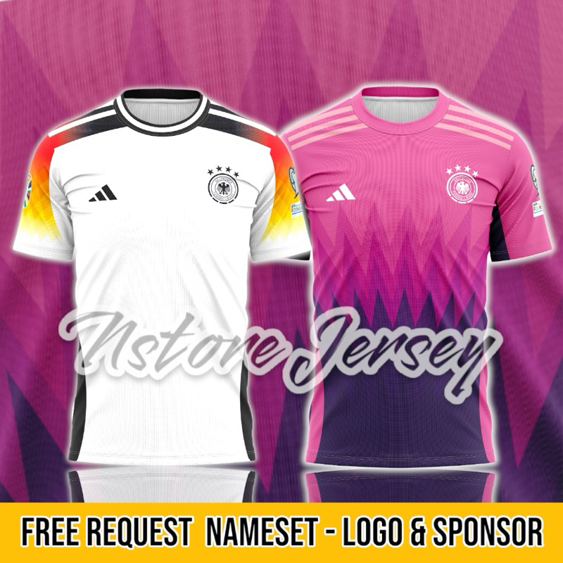 德國 2024 年國家隊德國隊 2024 年球衣 T 恤免費要求 Namset | 蝦皮購物