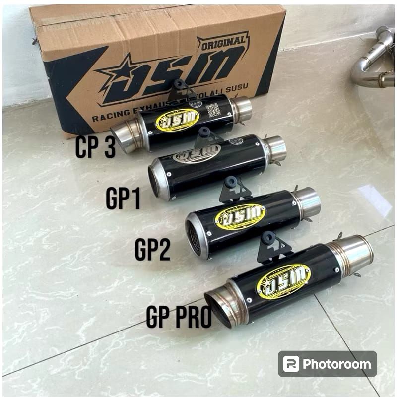 Dsm GP2 GP1 CP3 GP PRO 黑色塗層排氣消音器 | 蝦皮購物