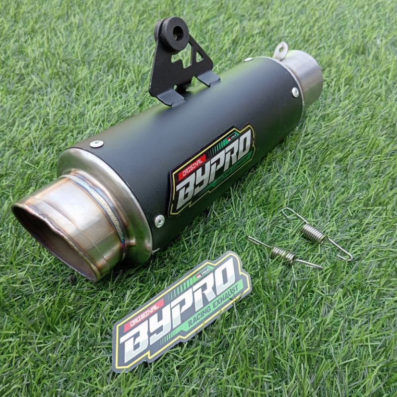 Slincer Exhaust Silincer 賽車進氣口 50 BYPRO TR2 黑色塗層 A 級長度 20cm | 蝦皮購物