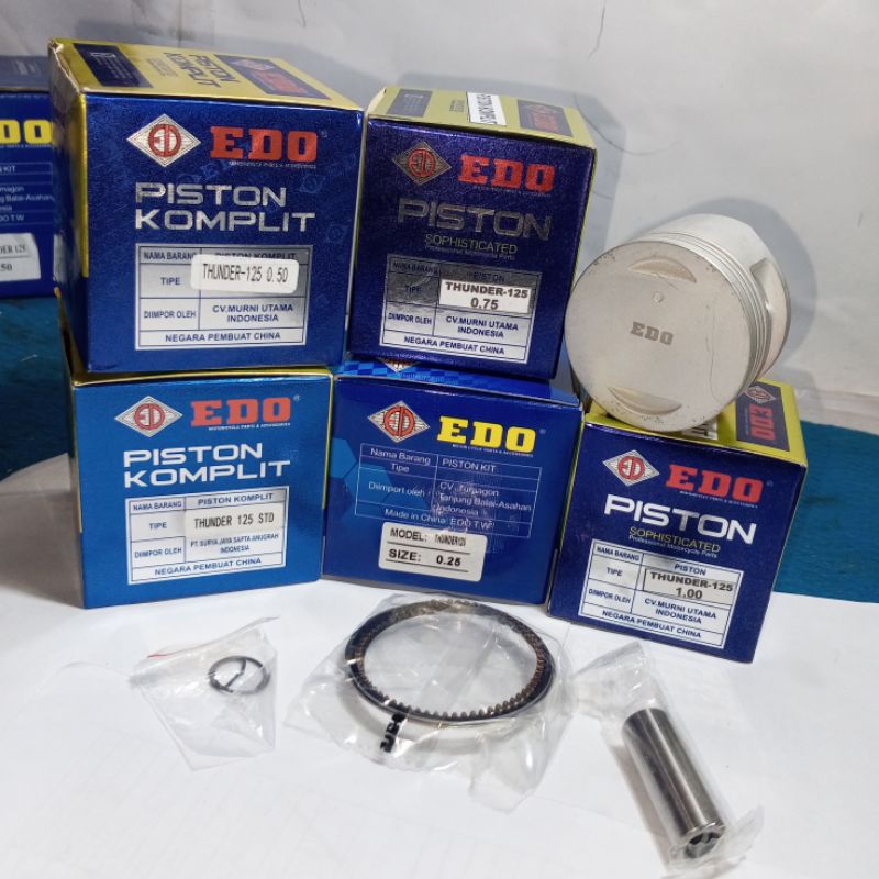 活塞套件完整活塞 THISTON THUNDER 125 EDO OV STD/025/050/075/100 筆 14 | 蝦皮購物