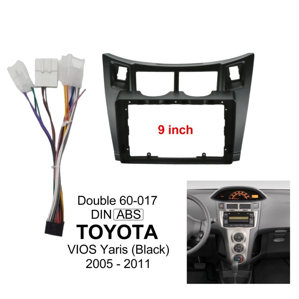 豐田 9 英寸車架 Toyota Yaris Vitz Platz 2005 2011 面板主機 | 蝦皮購物