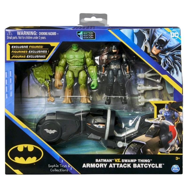 Spin Master Batman Batcycle Playset 可動人偶系列玩具 | 蝦皮購物