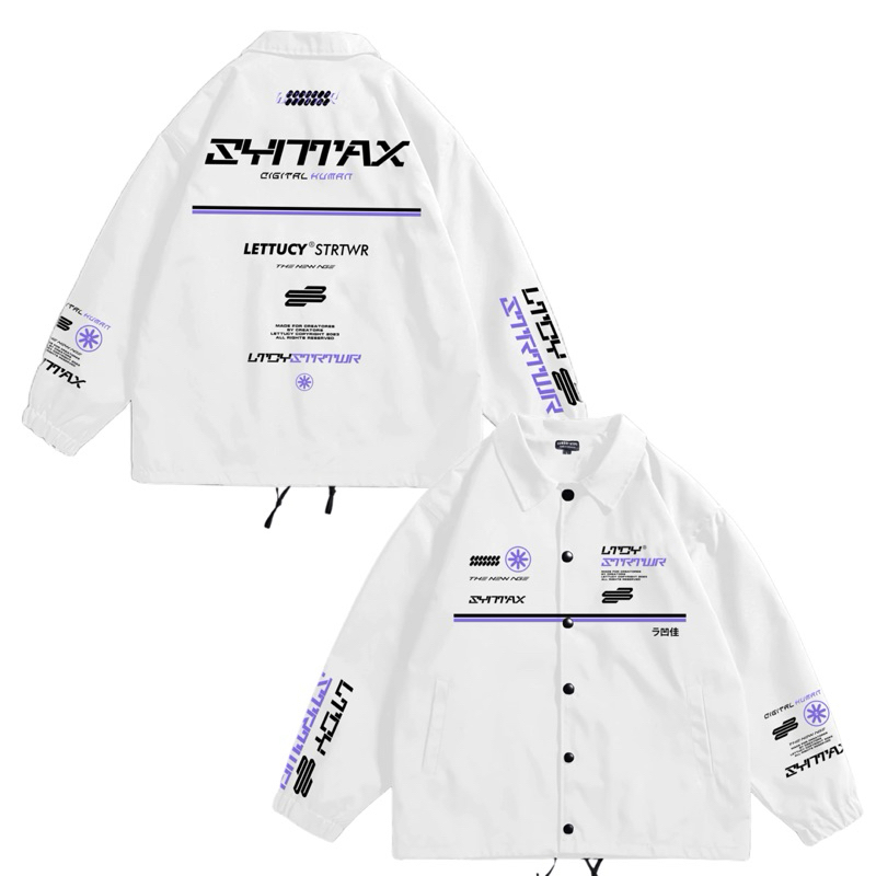 蔻馳 Jizu PROJECT Jacket Coach 風衣 SYNTAX Jacket Distro 男女夾克材質 | 蝦皮購物