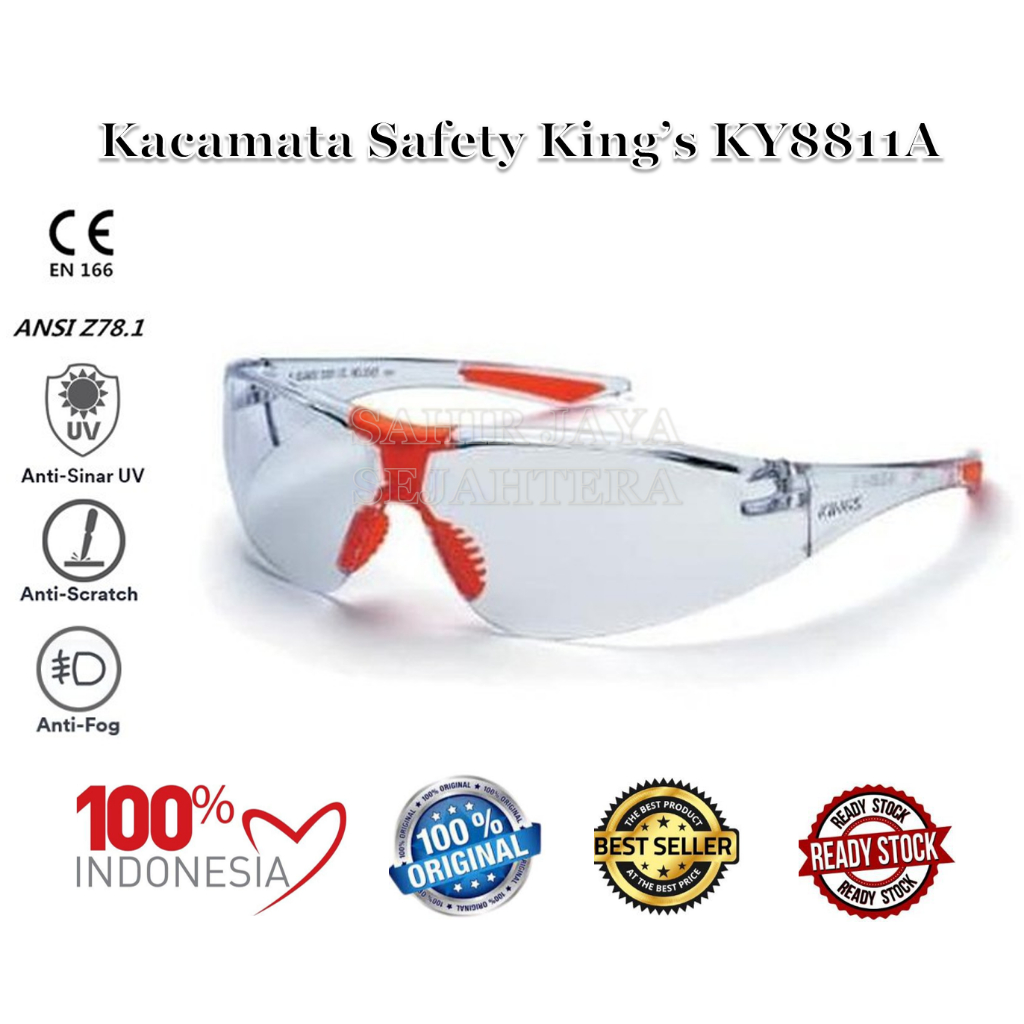 安全眼鏡光致變色ky8811a防刮防紫外線kings KY8811 | 蝦皮購物