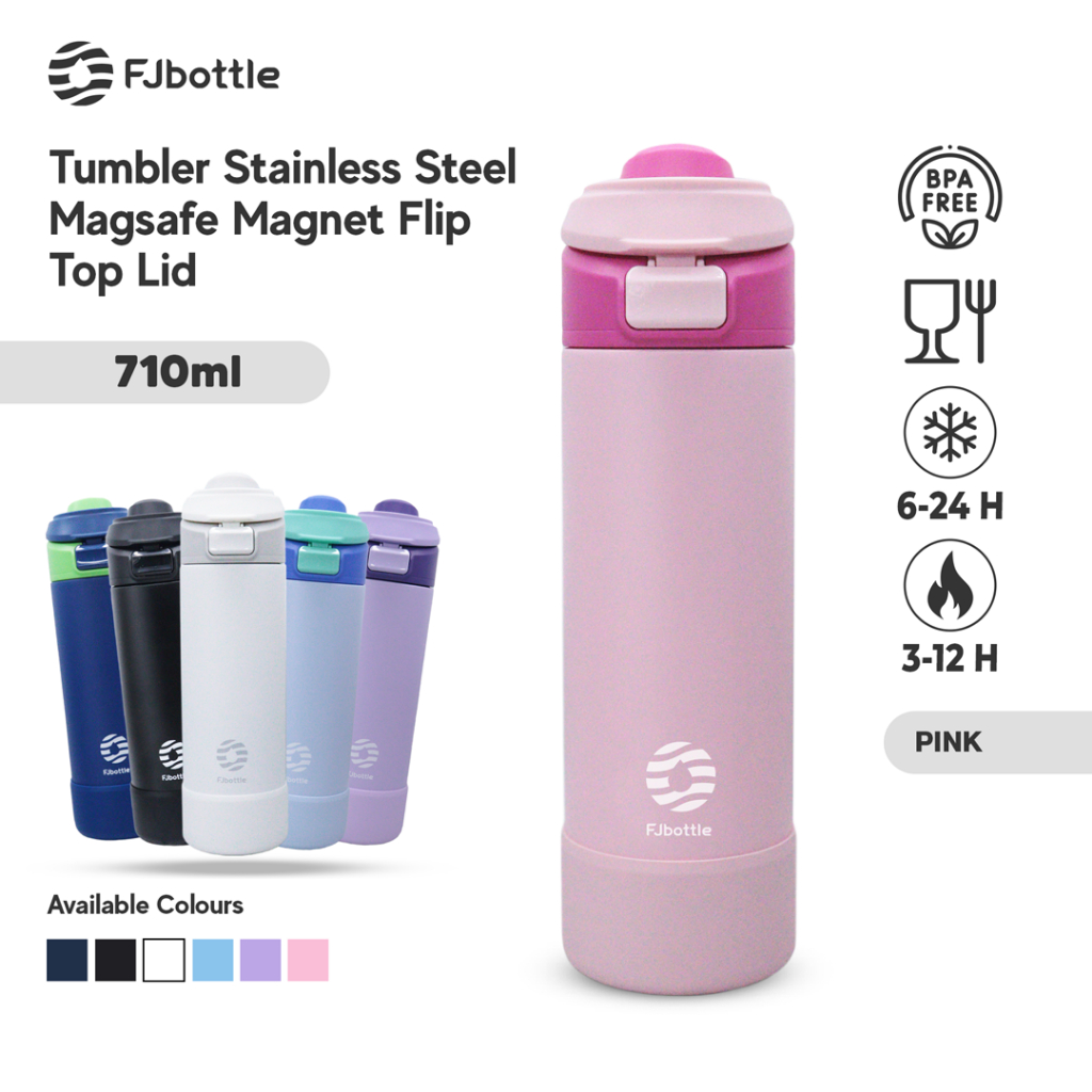 FJBottle SR2038 獨特的不倒翁飲水瓶 710ml 不銹鋼 SUS 304 帶 MagSafe 三腳架手機支 | 蝦皮購物