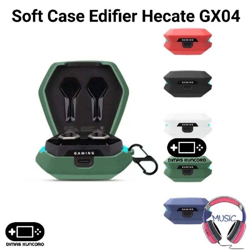 軟殼 Edifier Hecate GX04 矽膠矽膠 gx 04 tws 保險槓外殼 | 蝦皮購物