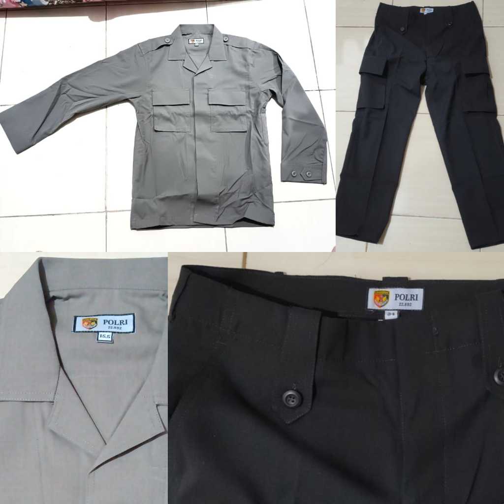 Pdl POLRI 制服 2023 優質精細材料 | 蝦皮購物