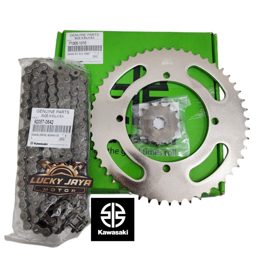 齒輪組 Girset chainkit 齒輪組鏈條 Klx 150 BF P1005-1010 原裝 | 蝦皮購物