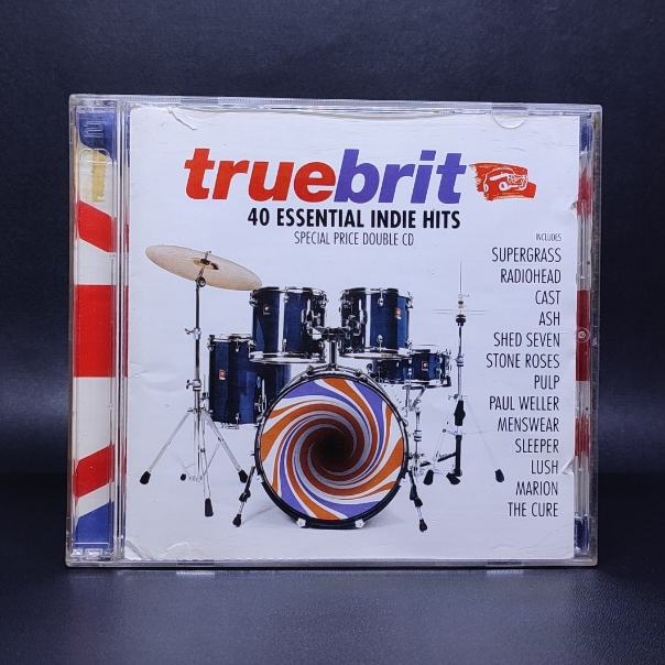 Cd TRUE BRIT 40 ESSENTIAL INDIE HITS 收音機棚七石玫瑰治愈脈衝器 | 蝦皮購物