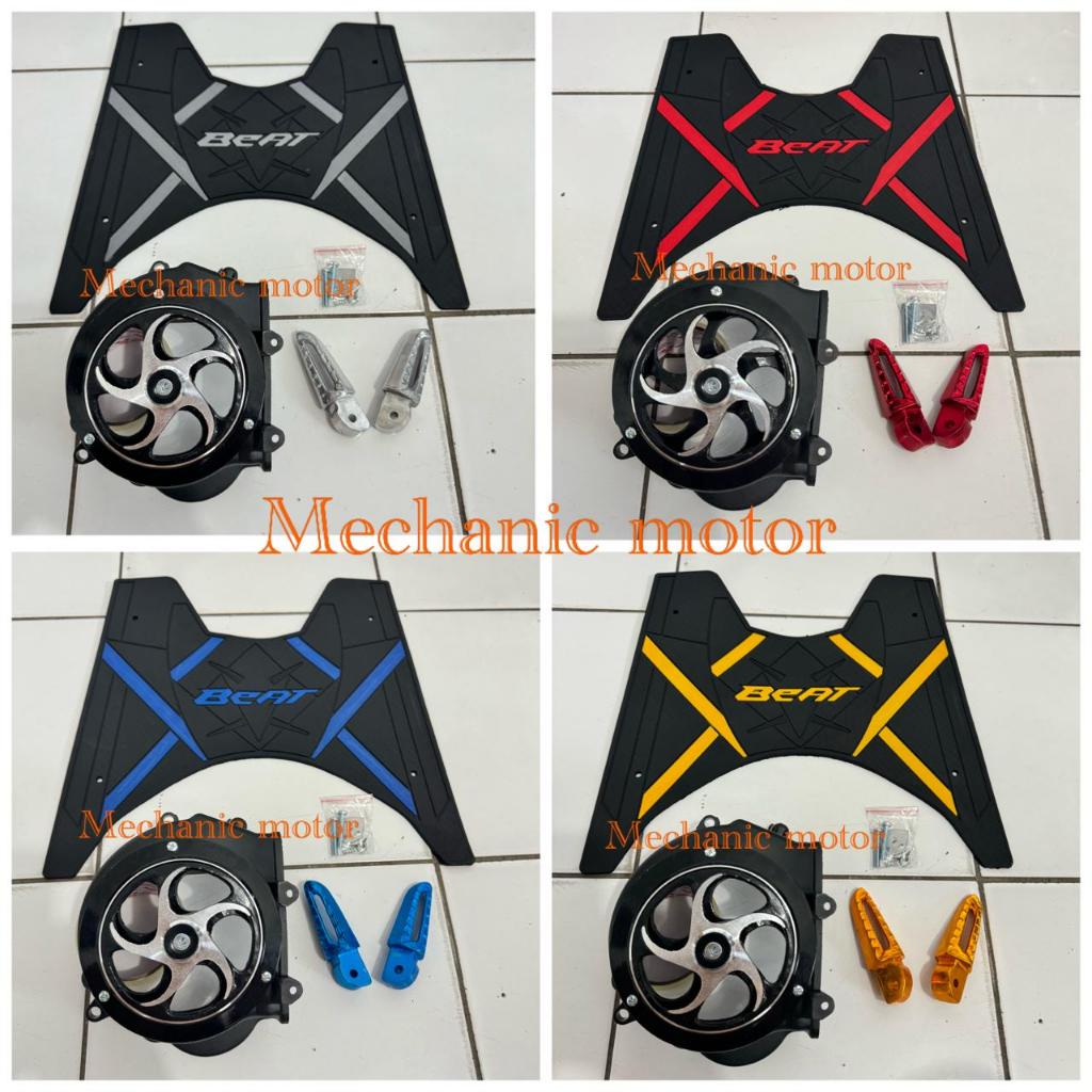 Beat INJECTION ESP SPORTY FI 地毯 BEAT 注射變體包 2016-2019 步跳散熱器蓋 | 蝦皮購物