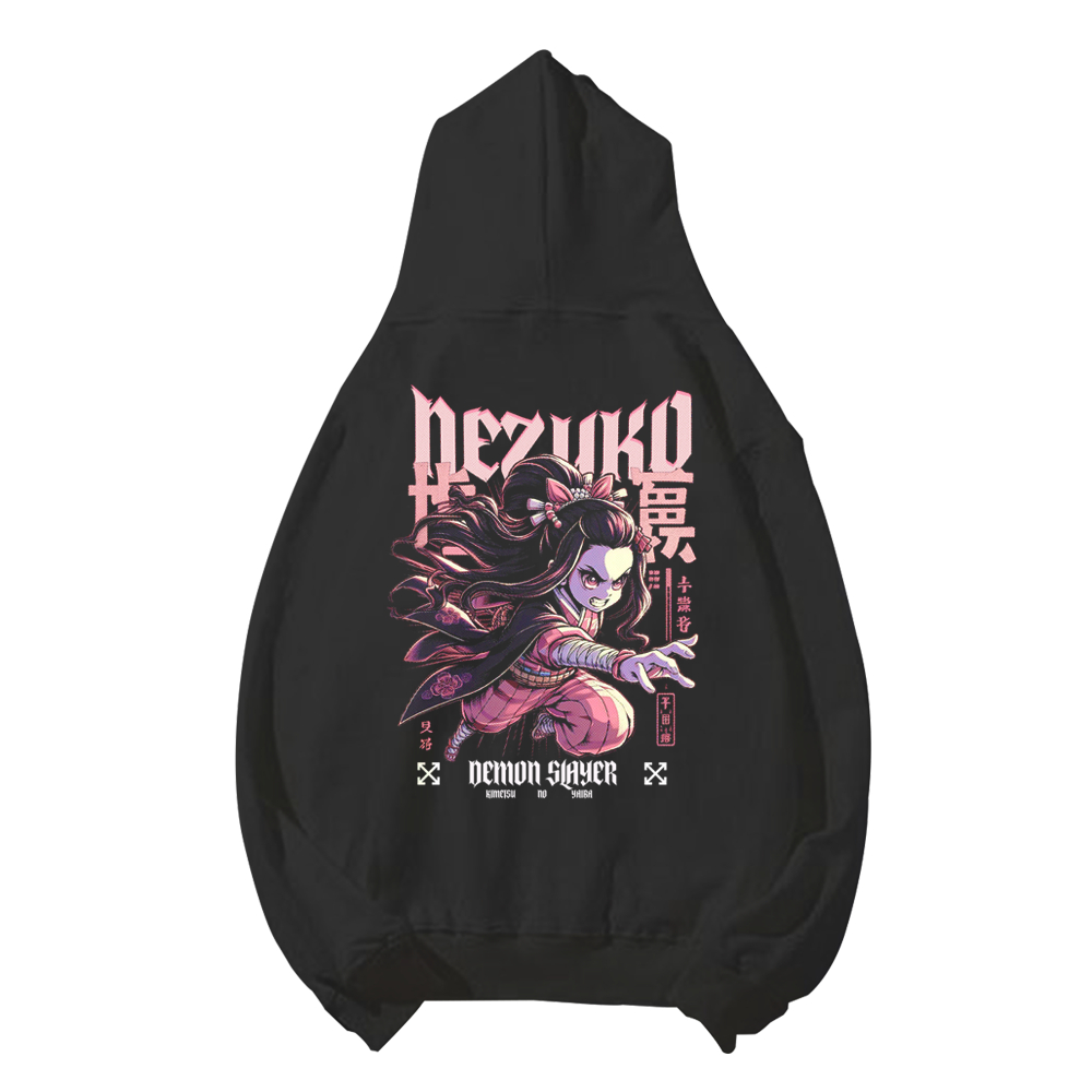 Hoodie Jumper Anime DEMON SLAYER NEZUKO KAMADO Kimetsu No Ya | 蝦皮購物
