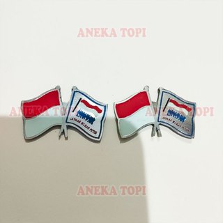 Putih MERAH Pin 印度尼西亞 LMP Pin Cross Flag 印度尼西亞 Laskar 紅白各種帽子 | 蝦皮購物