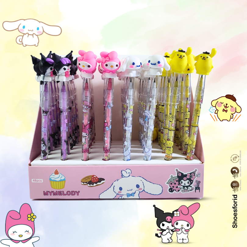 三麗鷗 Sfk 鉛筆 BENSIA 花式角色 BT 21/鉛筆 BENSIA SANRIO ESSELON KUROMI | 蝦皮購物