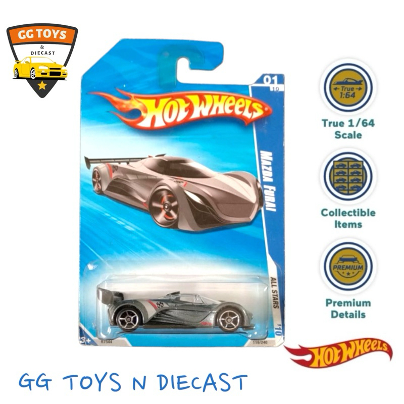 MAZDA Hotwheels Hot Wheels HW Bluecard All Stars 馬自達 Furai 免 | 蝦皮購物