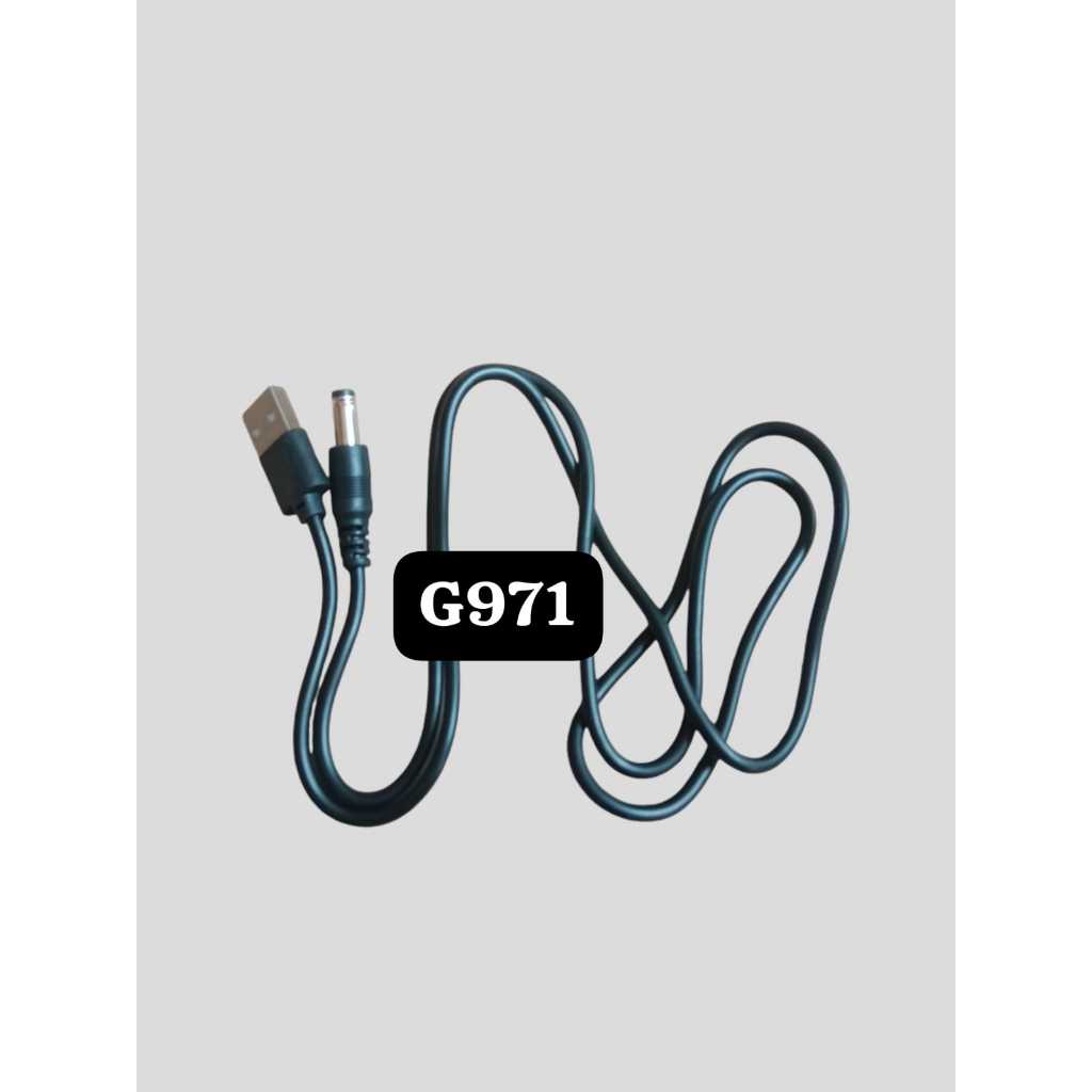 G971 原裝 USB 轉 DC 電源線 5.5mm x 2.1mm 5V AC 5V 3A 迷你圓形充電器 CAS 插 | 蝦皮購物