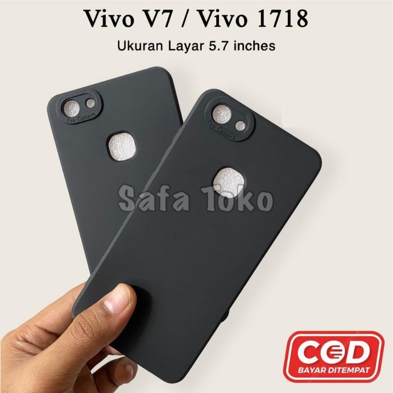 Vivo V7 Vivo 1718 Silicon 高級啞光手機殼 | 蝦皮購物