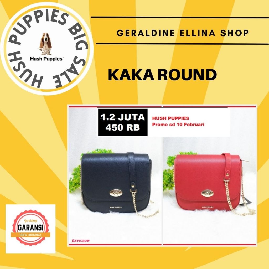 Slingbag Hush Puppies Original KAKA 系列圓形 | 蝦皮購物