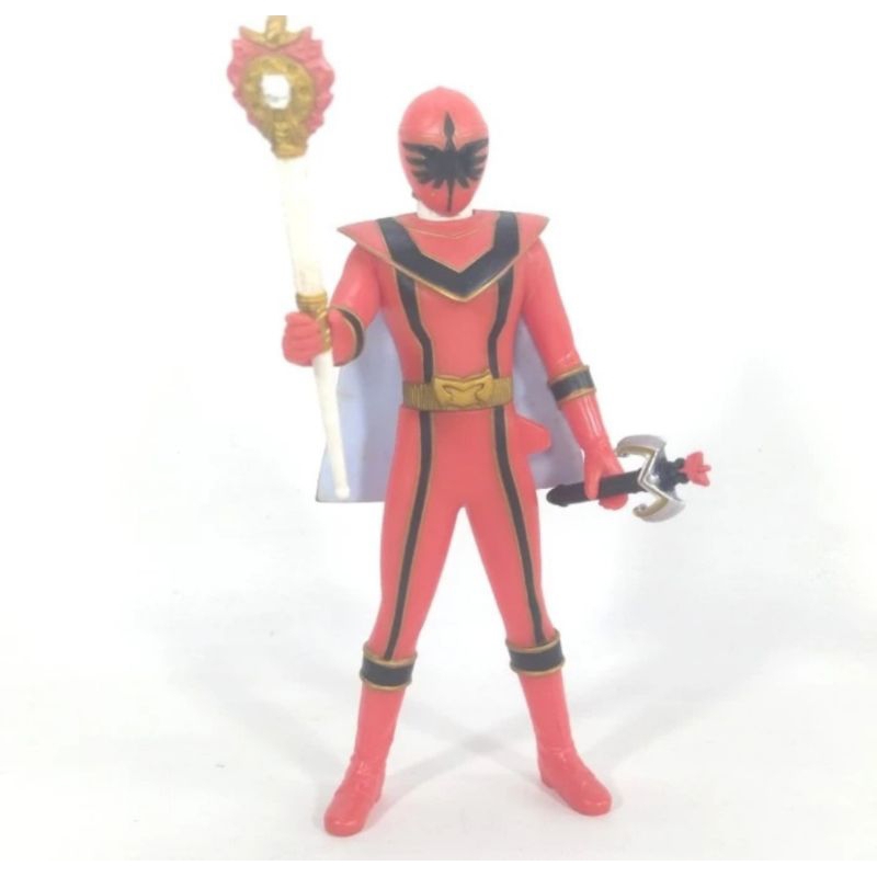 萬代 超級戰隊柔和的 vynil 人物 magiranger Red origina Bandai | 蝦皮購物