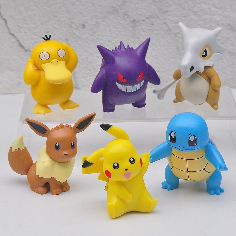 可動人偶口袋妖怪皮卡丘 GENGAR CUBONE PSYDUCK 動漫合集 | 蝦皮購物