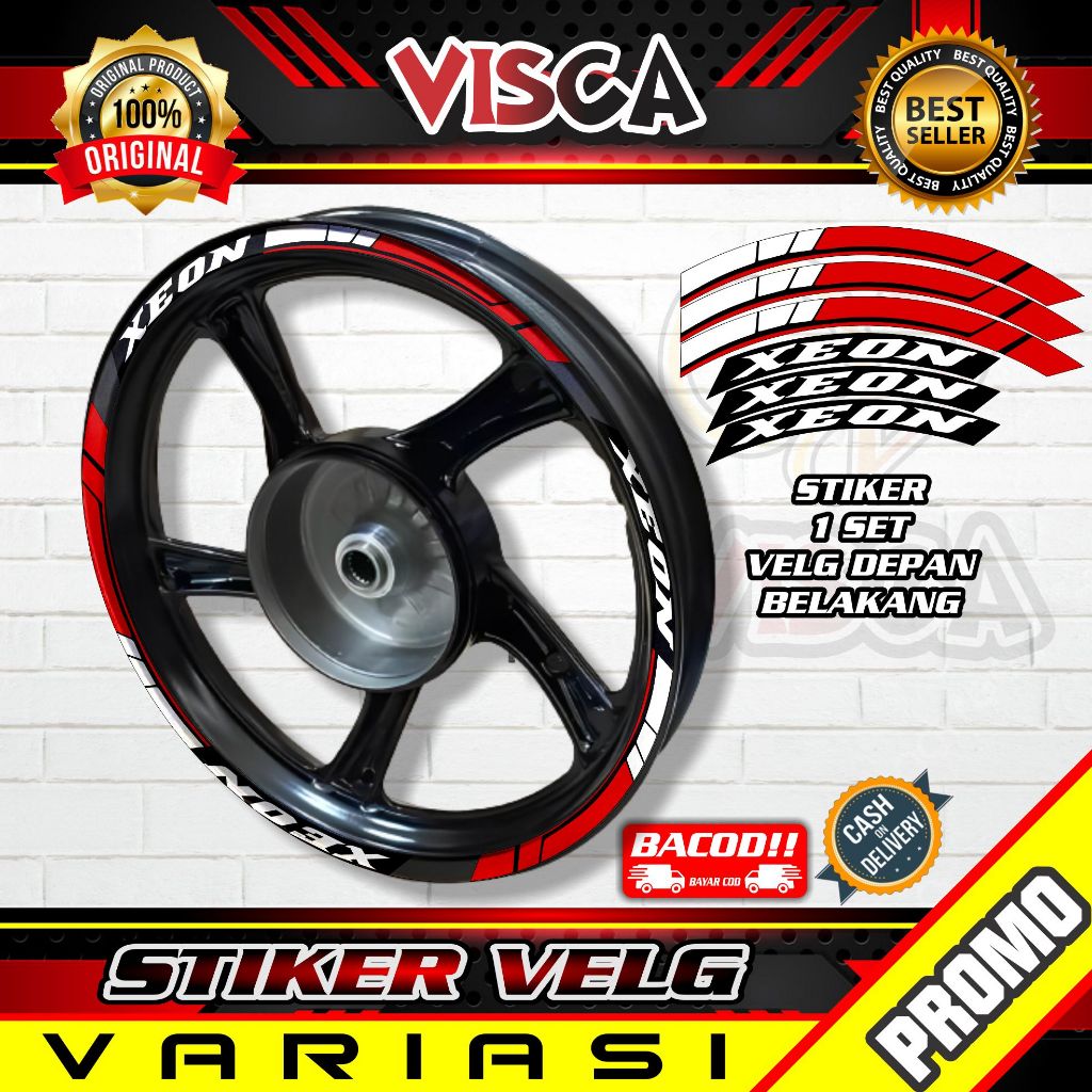 貼紙輪輞貼紙 Velk 貼紙切割輪輞貼紙 Velk Xeon A03 | 蝦皮購物